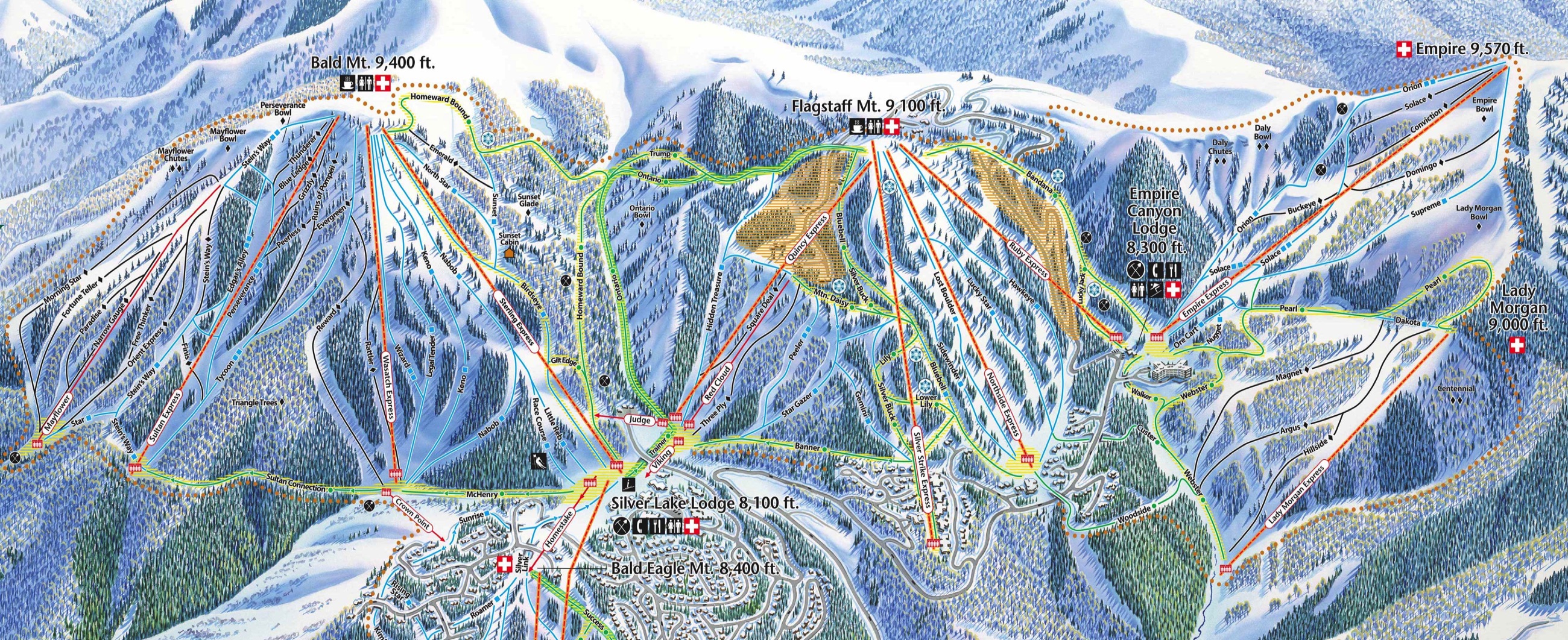 Utah Ski Maps | Trails maps for every ski resort in Utah